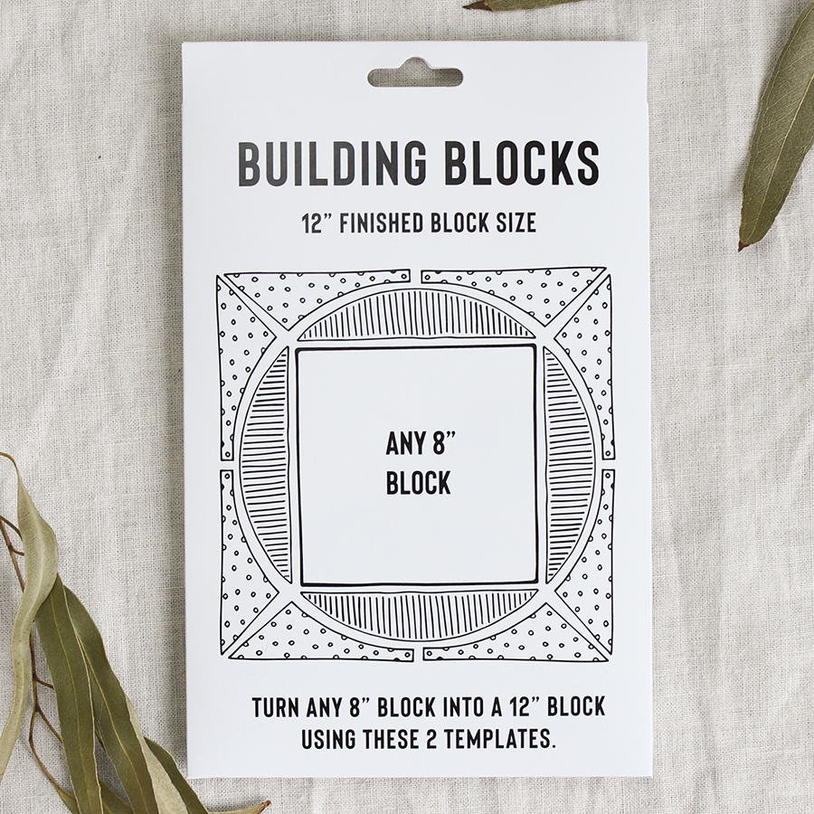 Building Blocks - 2 acrylic templates - Material Obsession